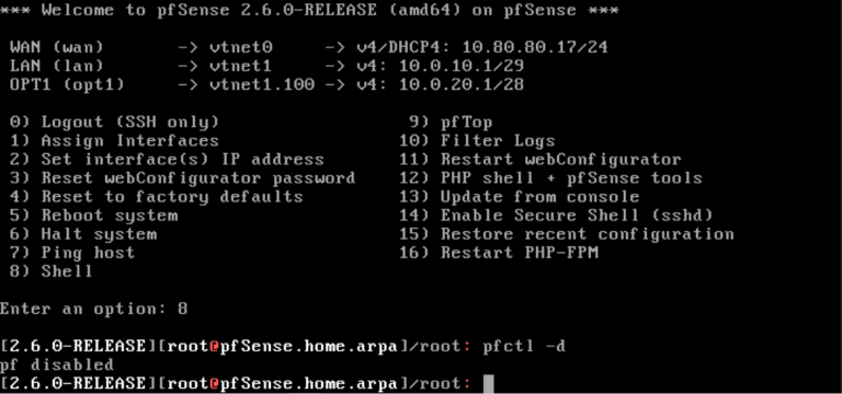 Configuring pfSense Firewall – William Roberts