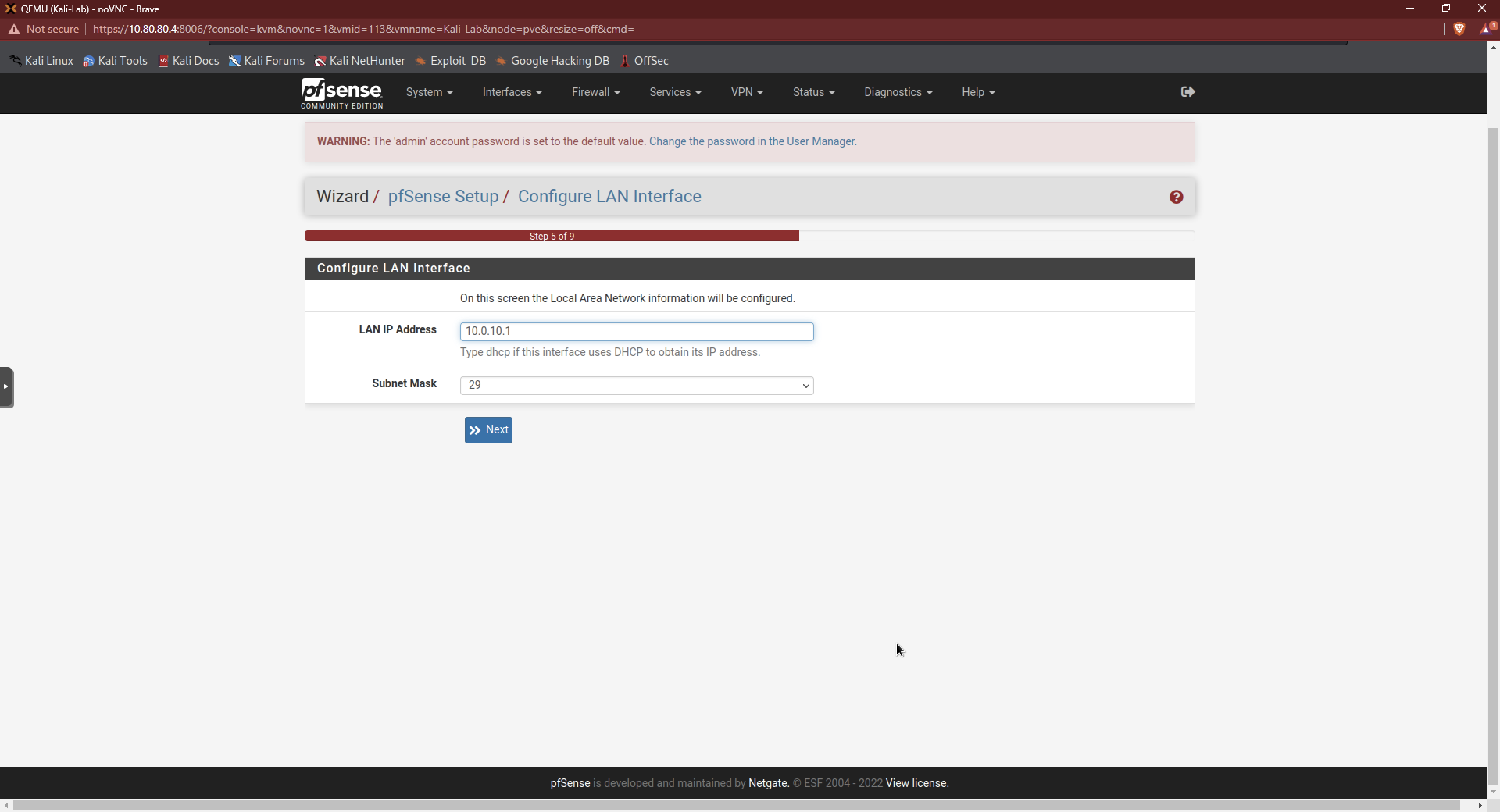 Configuring pfSense Firewall – William Roberts